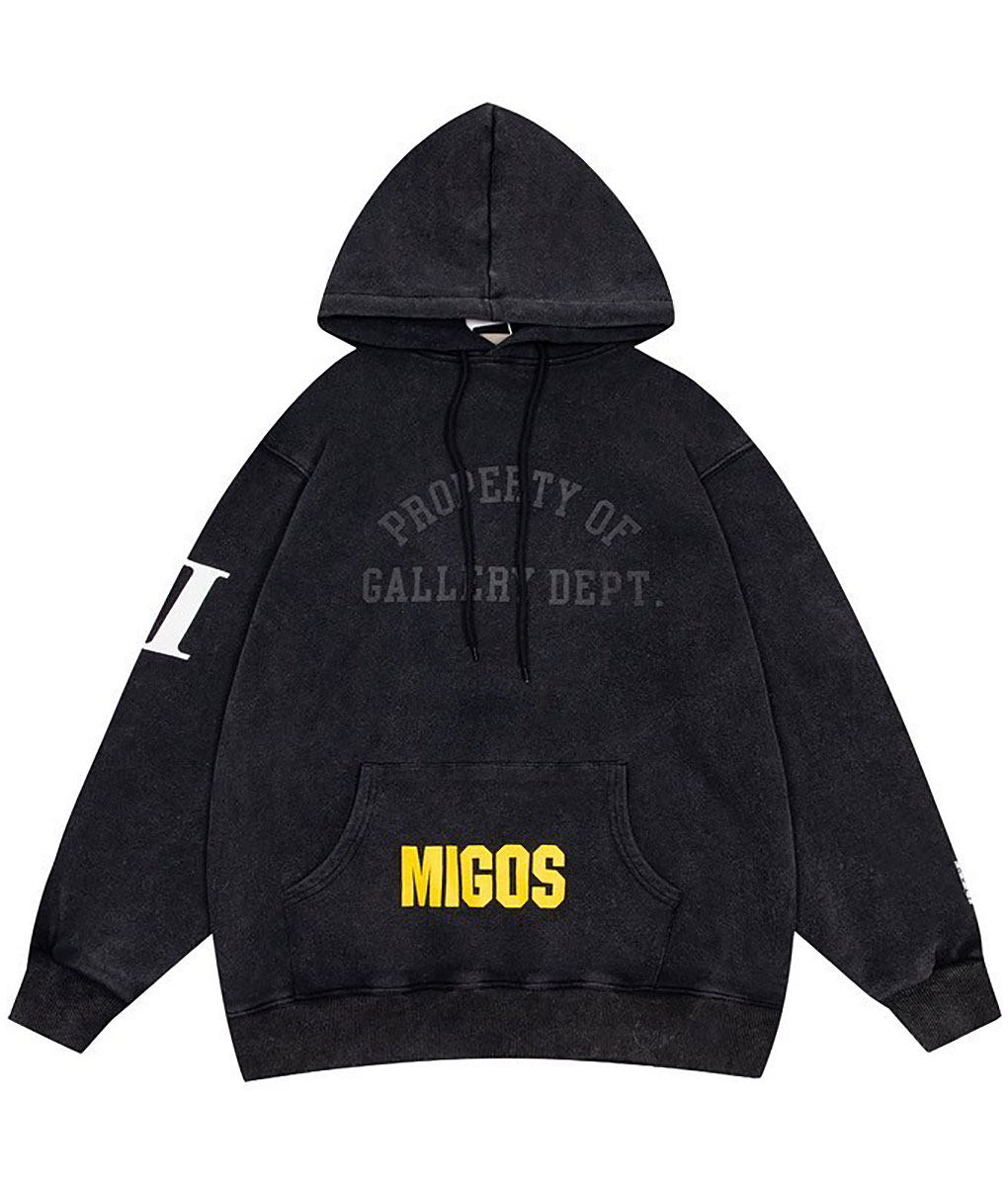 Migos Black Hoodie | The Leather City