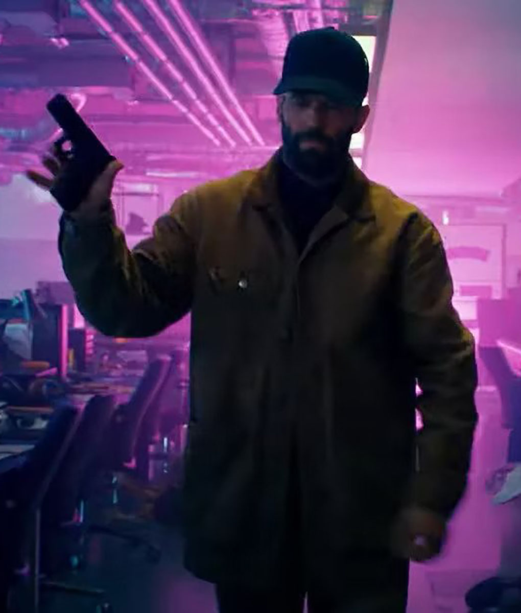 The Beekeeper Mr. Clay Brown Jacket | Jason Statham Jacket