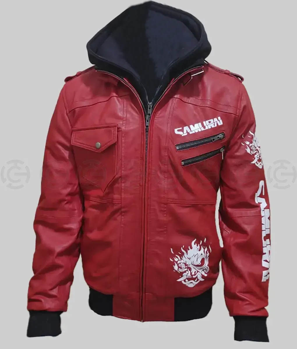 Cyberpunk 2077 Red Samurai Jacket - Samurai Leather Jacket | TLC UK