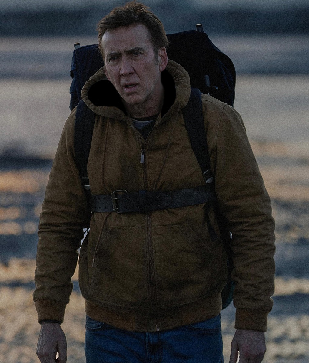 Nicolas Cage Hooded Jacket - Paul Brown Cotton Hooded Jacket | TLC UK