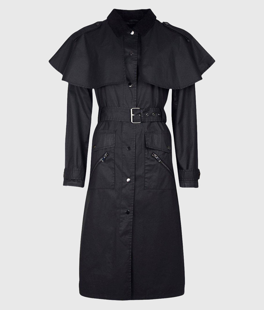 Bodkin Dove Black Trench Coat | TLC UK