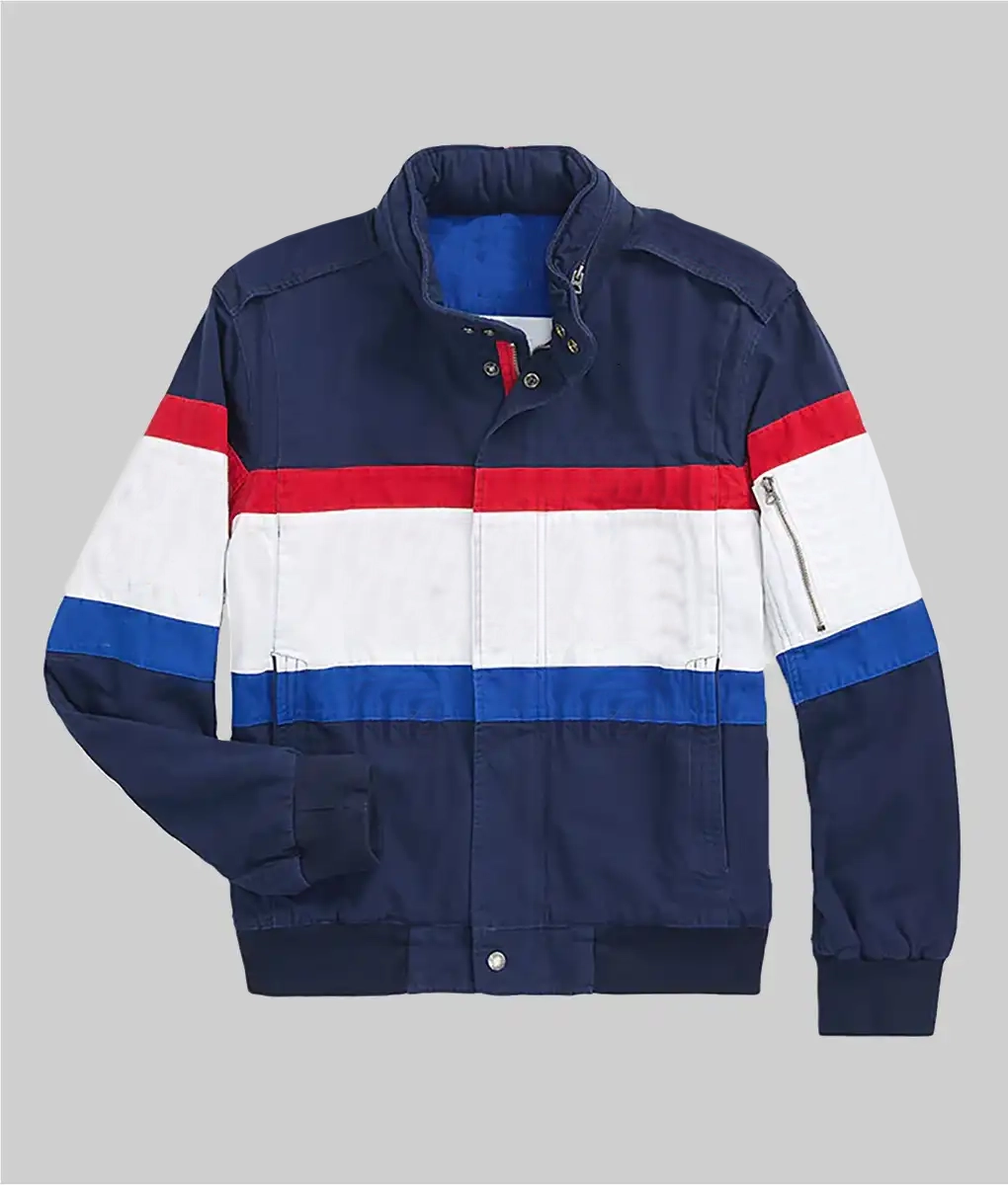 Team USA White and Blue Jacket - Paris Olympics 2024 Flag Bearer Jacket