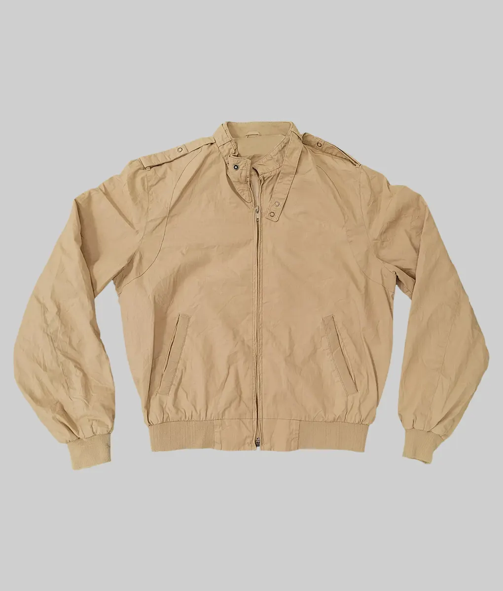 CSI Justin Bieber Brown Cotton Bomber Jacket | TLC UK