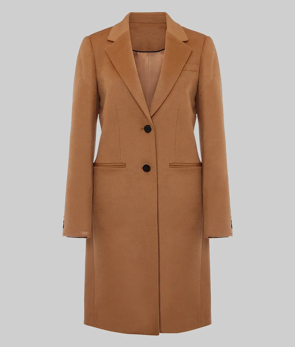 Daredevil Born Again Deborah Ann Wool (Karen Page) Brown Coat - TLC UK