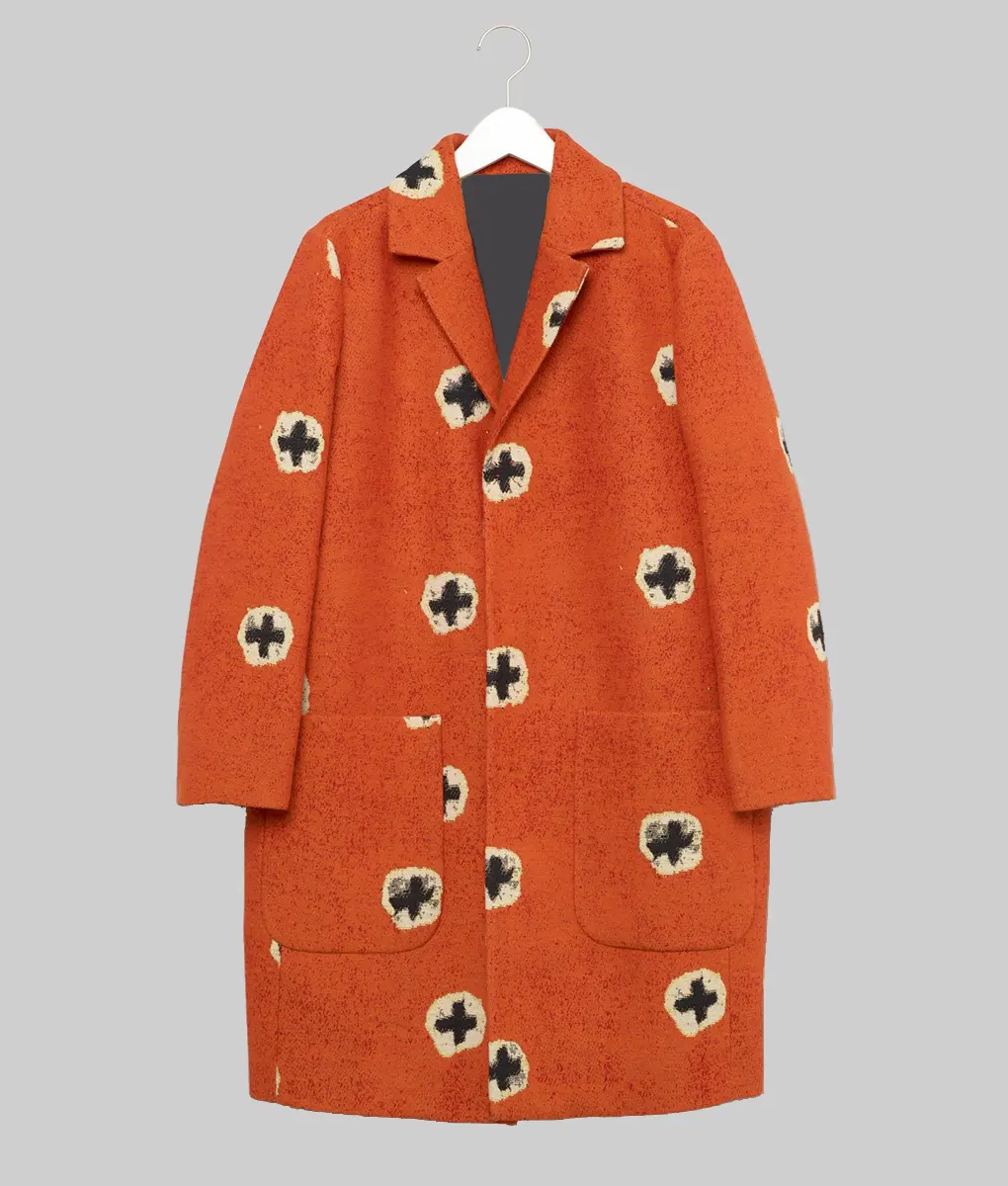 Jessica Simpson Orange Wool Coat - TLC UK