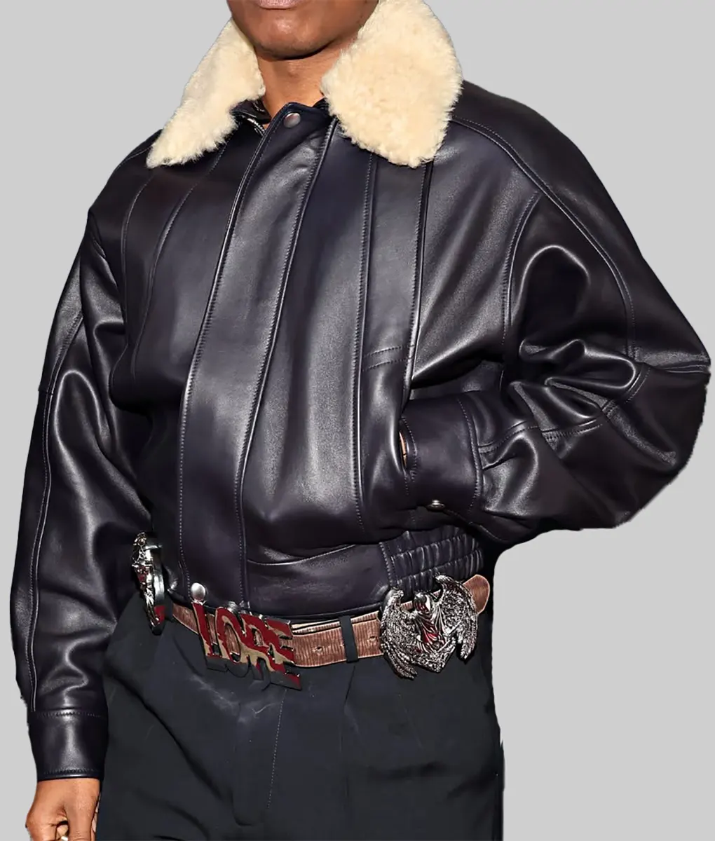 Rakim Mayers Black Leather Jacket Tlc Uk