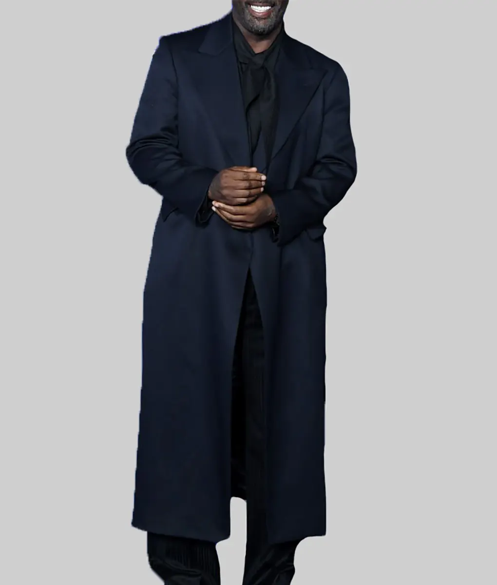 Sonic the Hedgehog 3 Premiere Idris Elba Wool Coat | TLC UK