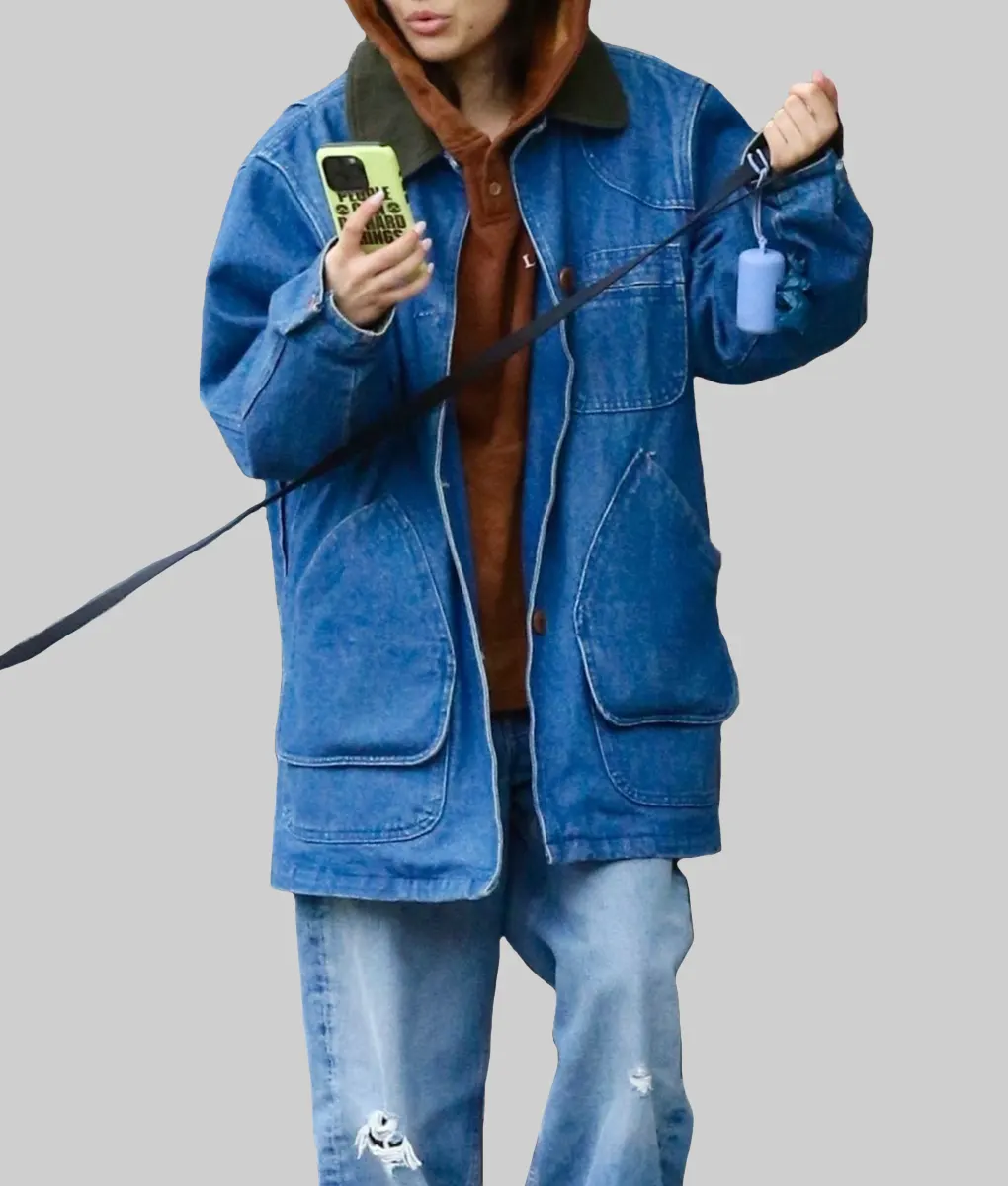 Rachel Zegler Blue Denim Jacket | TLC UK