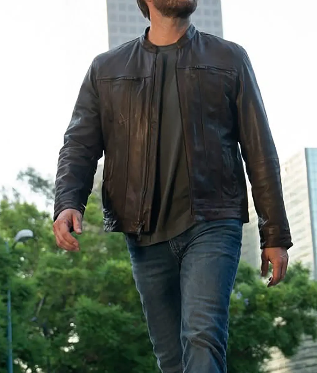 Countdown Jensen Ackles (Mark Meachum) Brown Leather Jacket | TLC UK