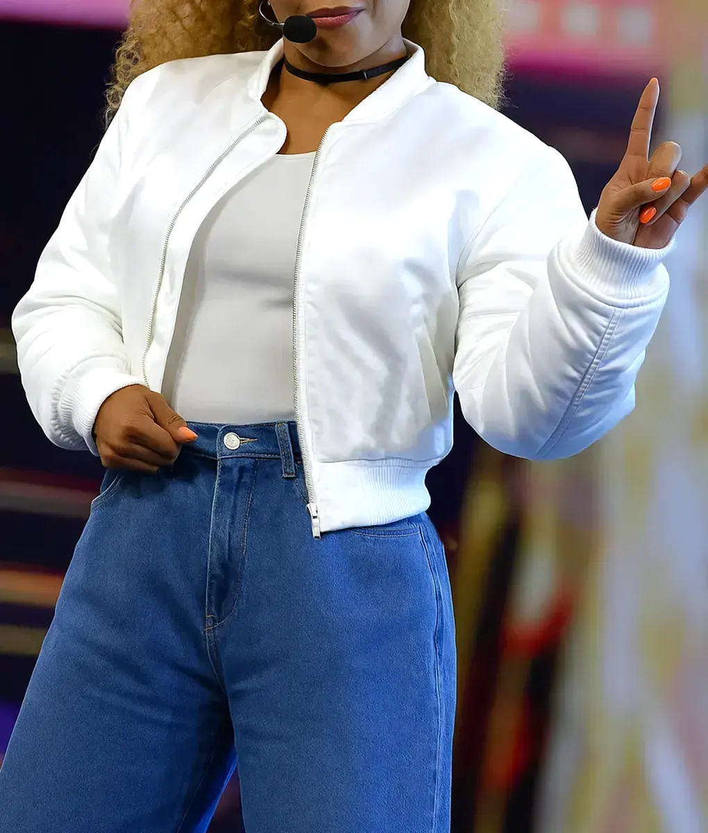 US Singer Janet Jackson performs White Bomber Jacket | TLC UK