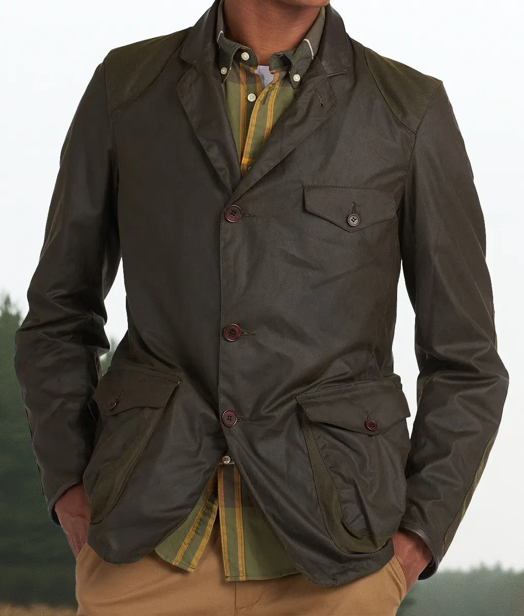 Skyfall James Bond Daniel Craig Waxed Cotton Jacket | TLC UK