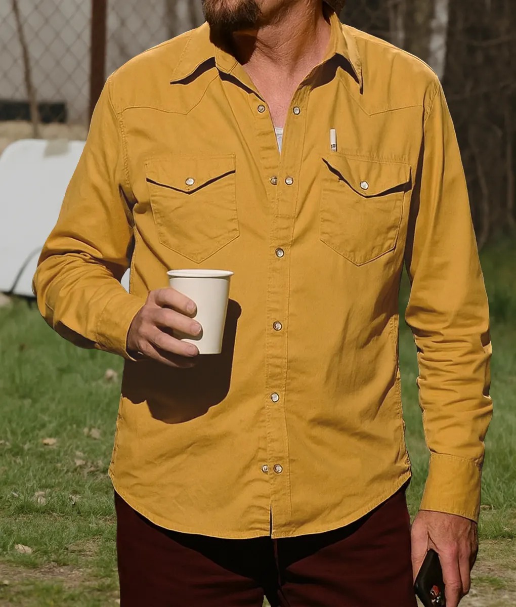 The Lowdown Ethan Hawke (Lee Raybon) Yellow Shirt | TLC UK