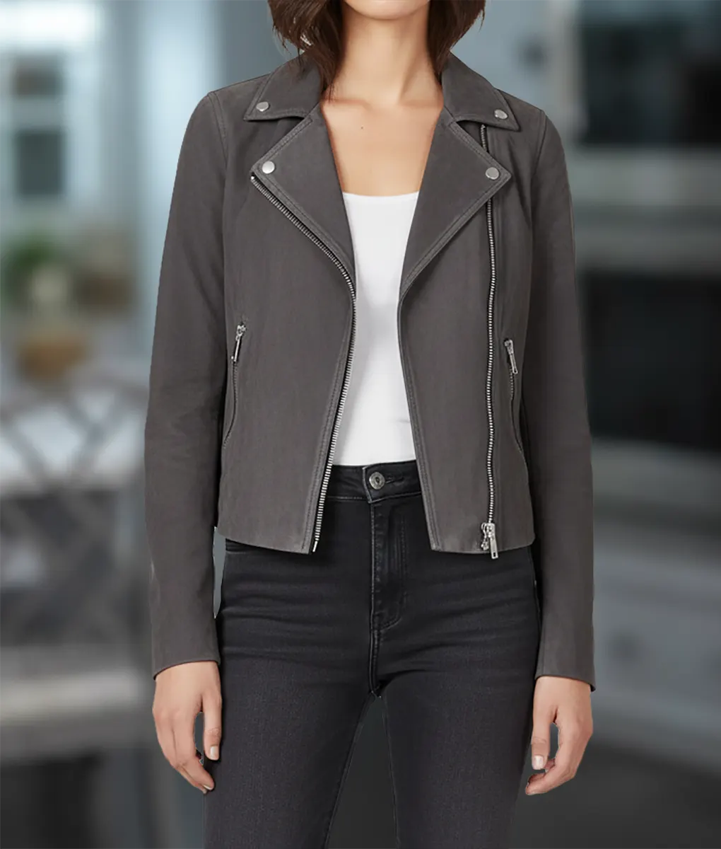 Scream 7 Neve Campbell (Sidney Prescott) Suede Jacket | TLC