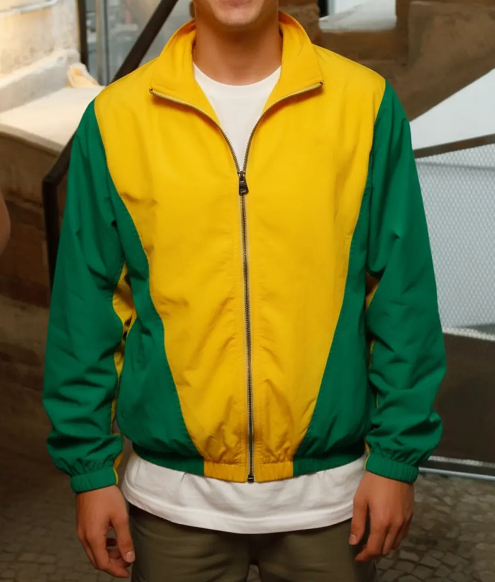 Marty Supreme Timothée Chalamet (Marty Mauser) Green & Yellow Jacket | TLC